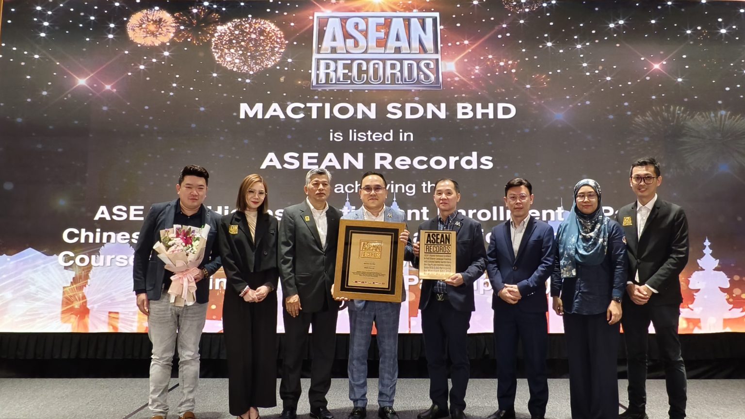Maction Earns ASEAN Records Recognition for Outstanding Contribution to ...